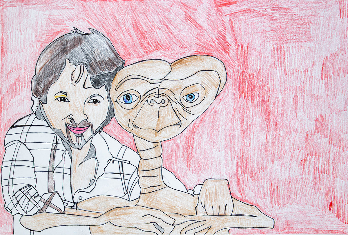 Steven Spielberg and ET, by Dwayne Curry – pasc-gallery