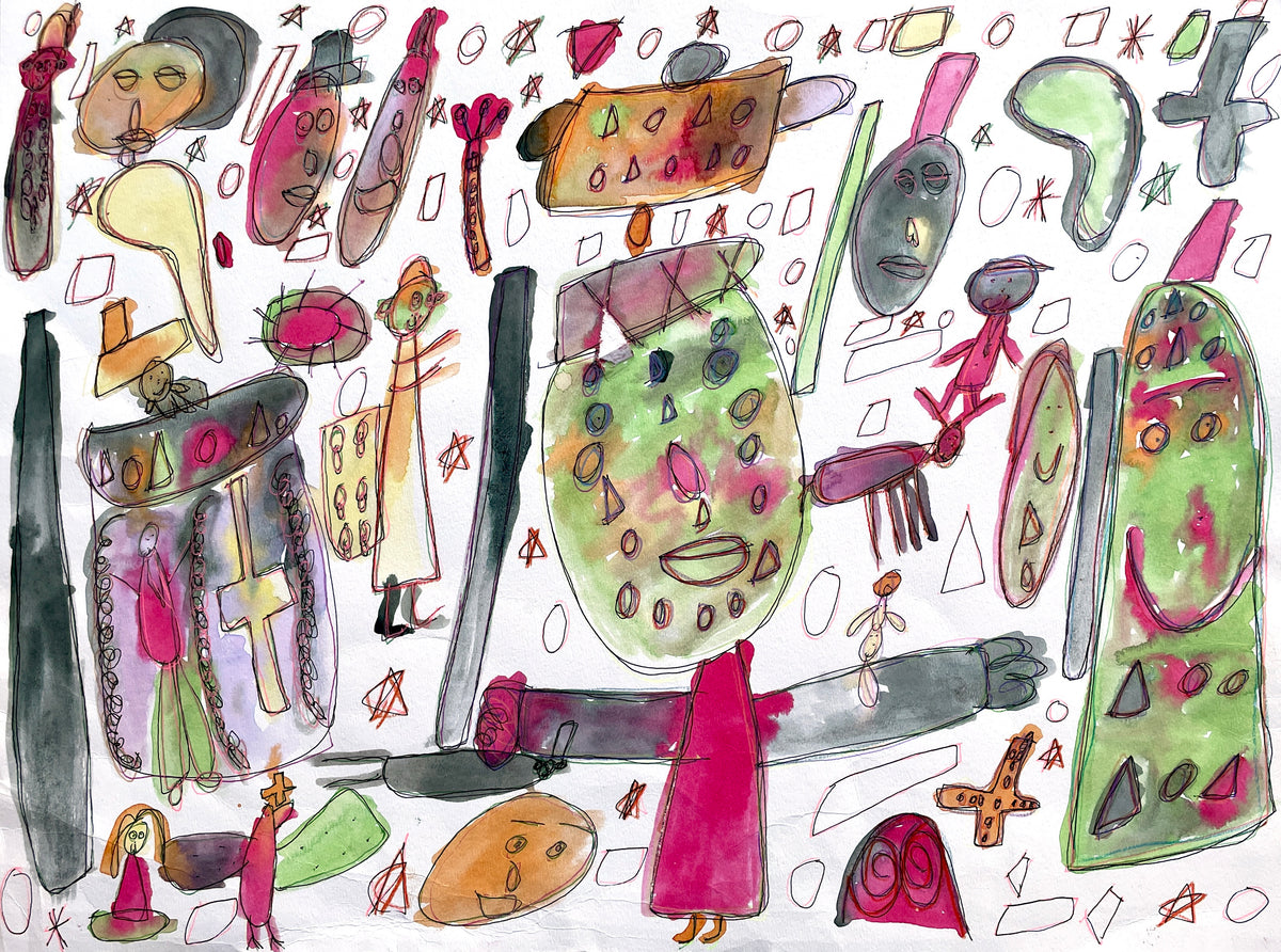 Untitled (Figures), by Khiry O'Neil – pasc-gallery