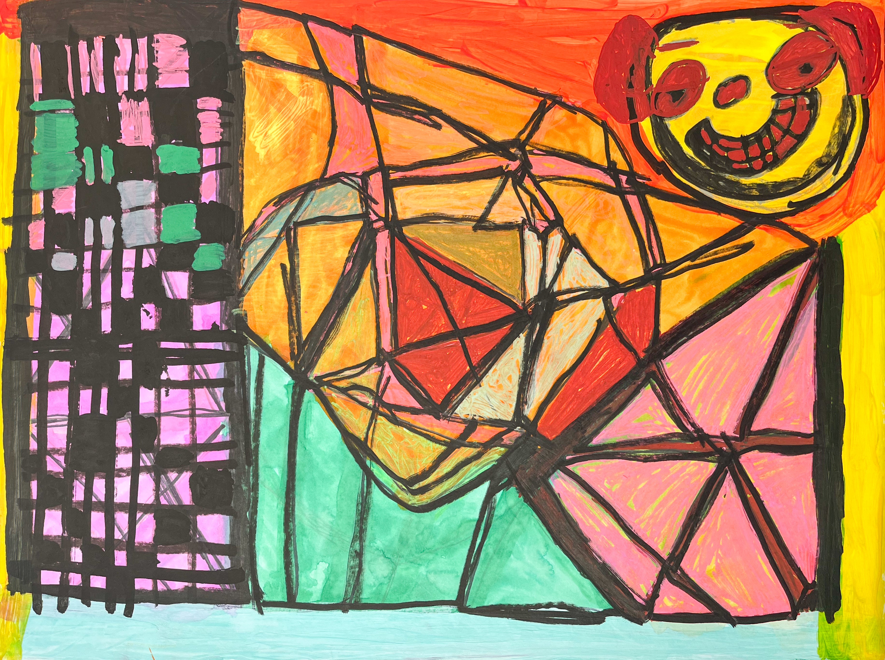 Abstract Shapes with Face, by Renee Rogan – pasc-gallery